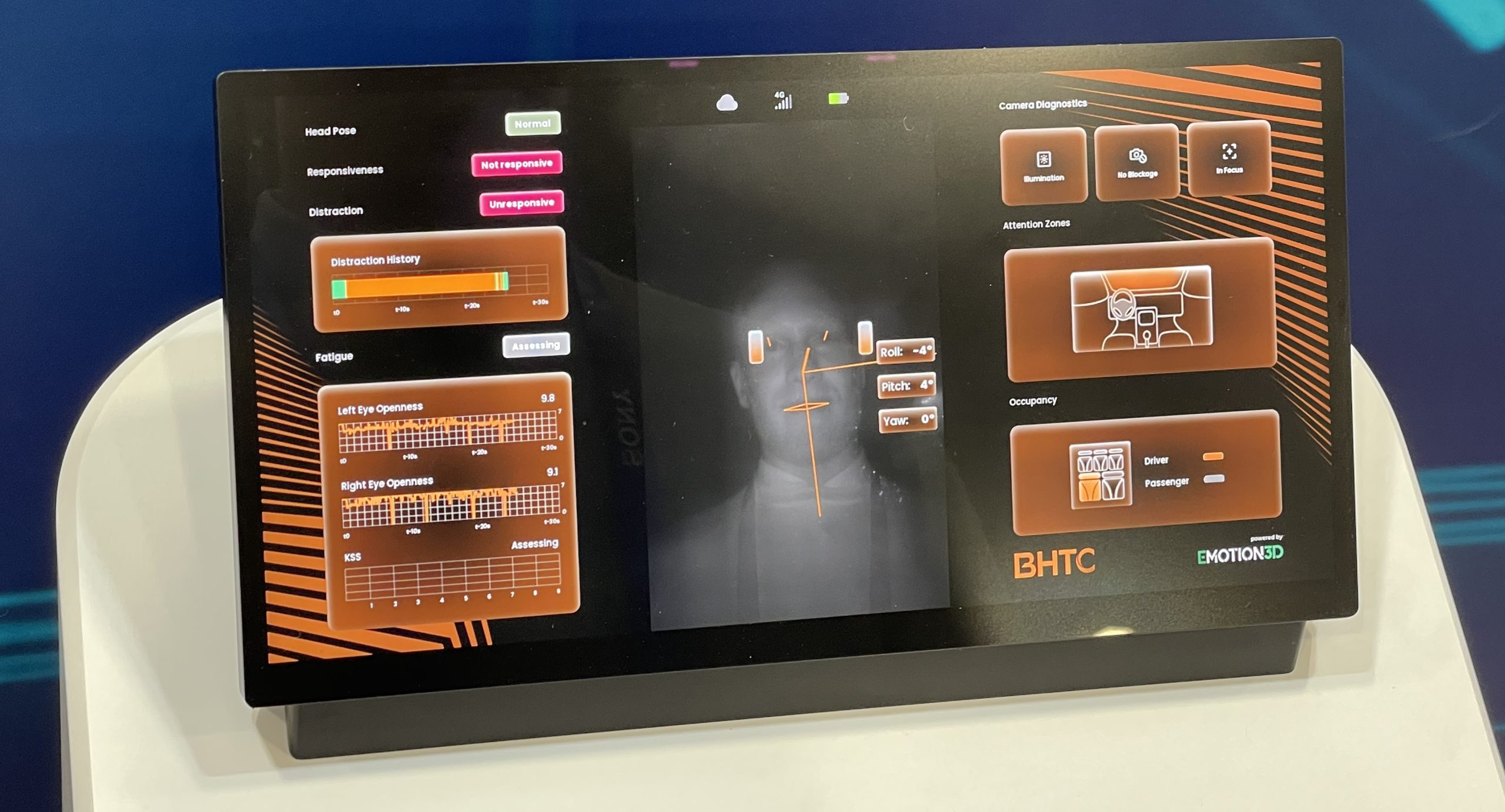Camera-Behind-Display Driver Monitoring System Unveiled by BHTC and ...